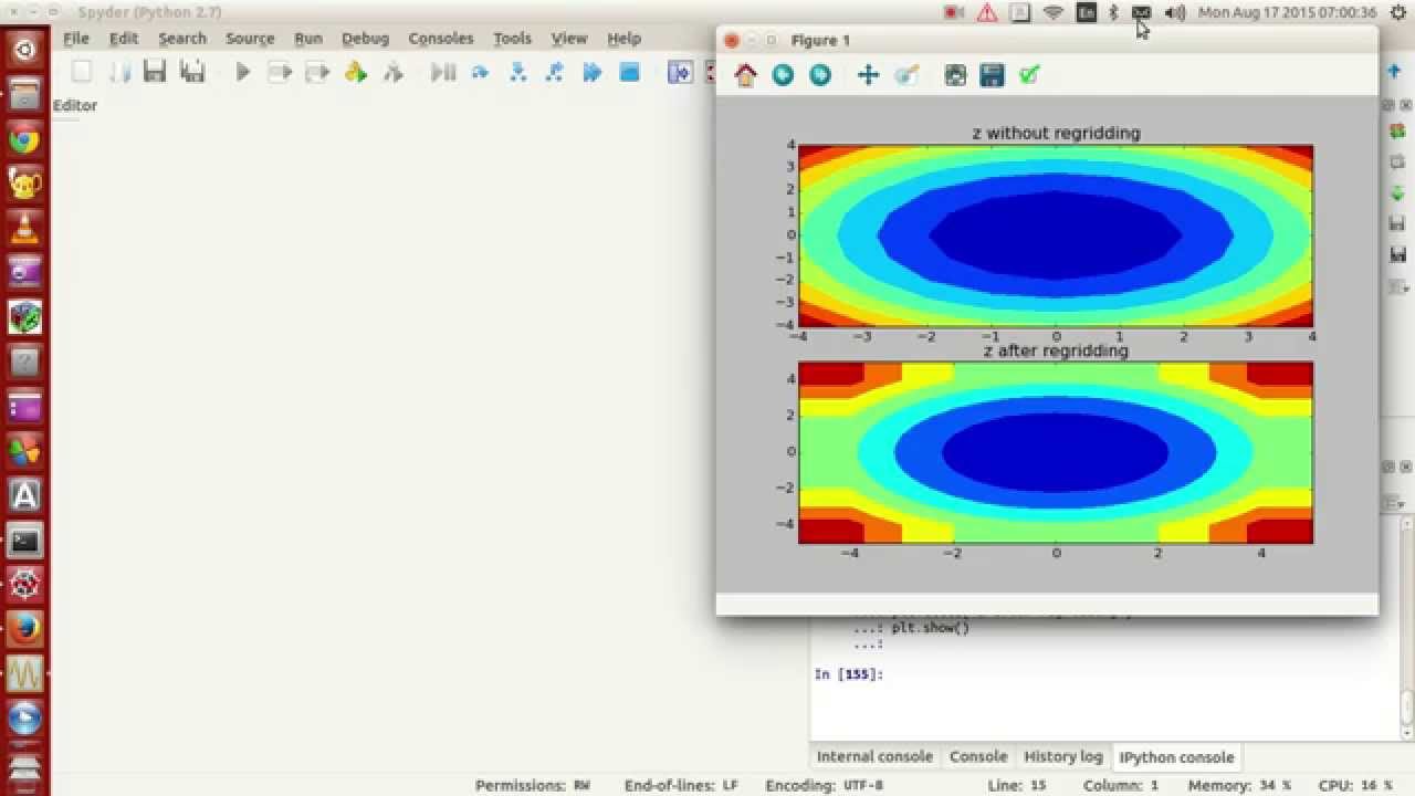 Scientific Programming Using Python : 022 : Re-gridding 1D and 2D data