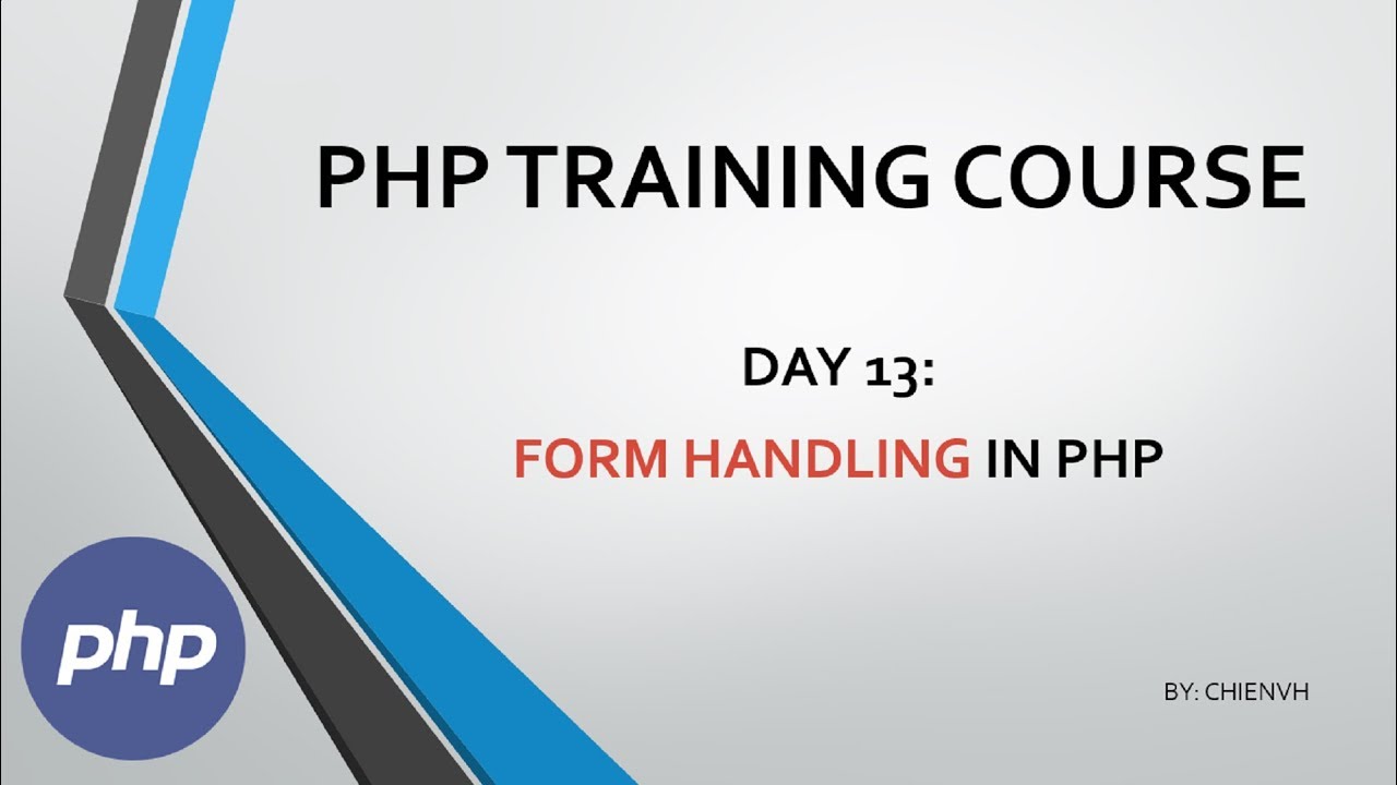 Day13: Form Handling in PHP