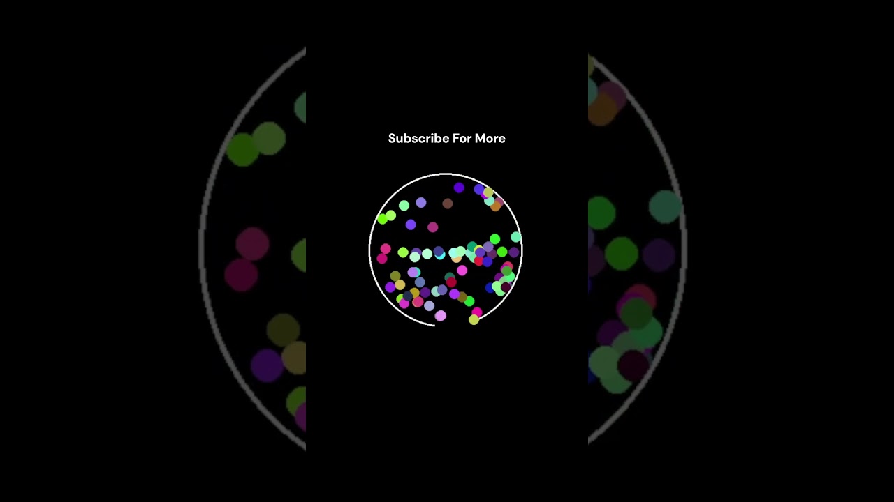 Bouncing Ball Animation #adhd #space #emoji #asmr #bouncingball #smartphone #filter #moon #python