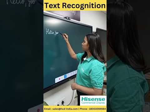 Text Recognition in Smart Board #interactiveflatpanel #education #hcd #interactivepanel #smartboard