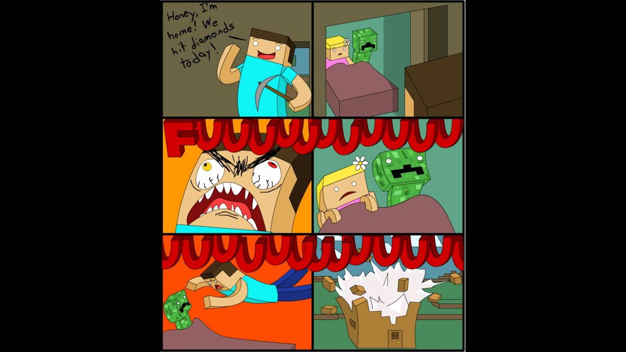 minecraft xbox 360 comic strip