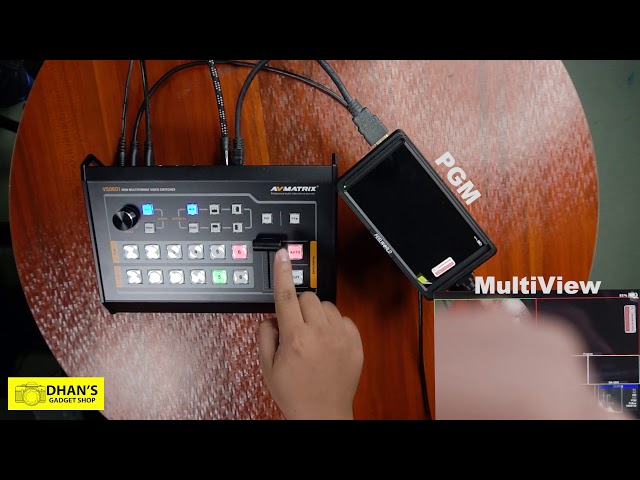 Live Video Streaming Device - Avmatrix VS0613U Video Switcher ...