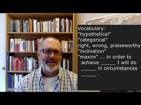 Kant's Ethics: The Categorical Imperative