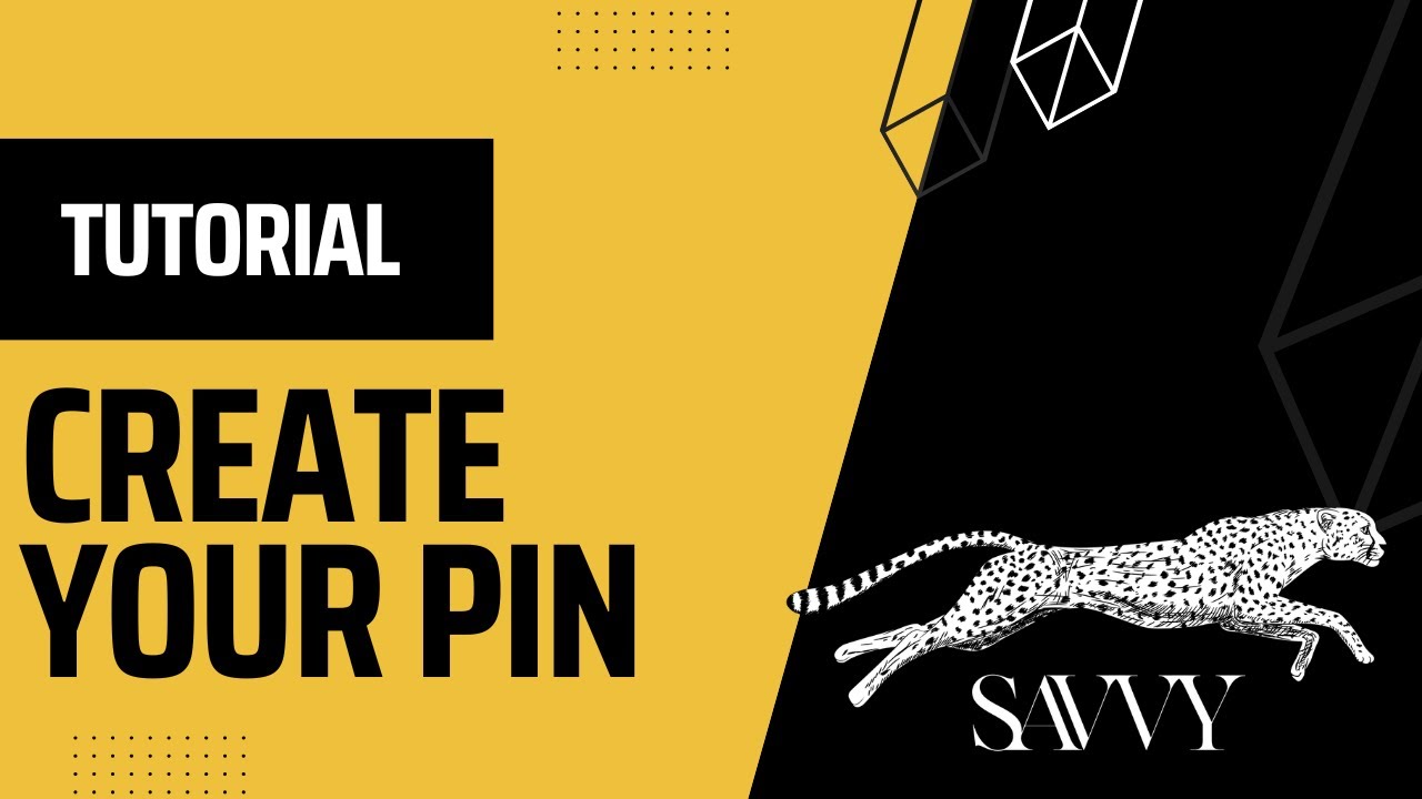 Set Up Your Pin Or Change Pin