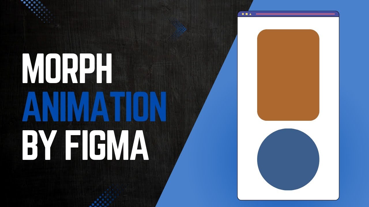 Morphing Shape Animation By Figma || Easy motion design for beginners