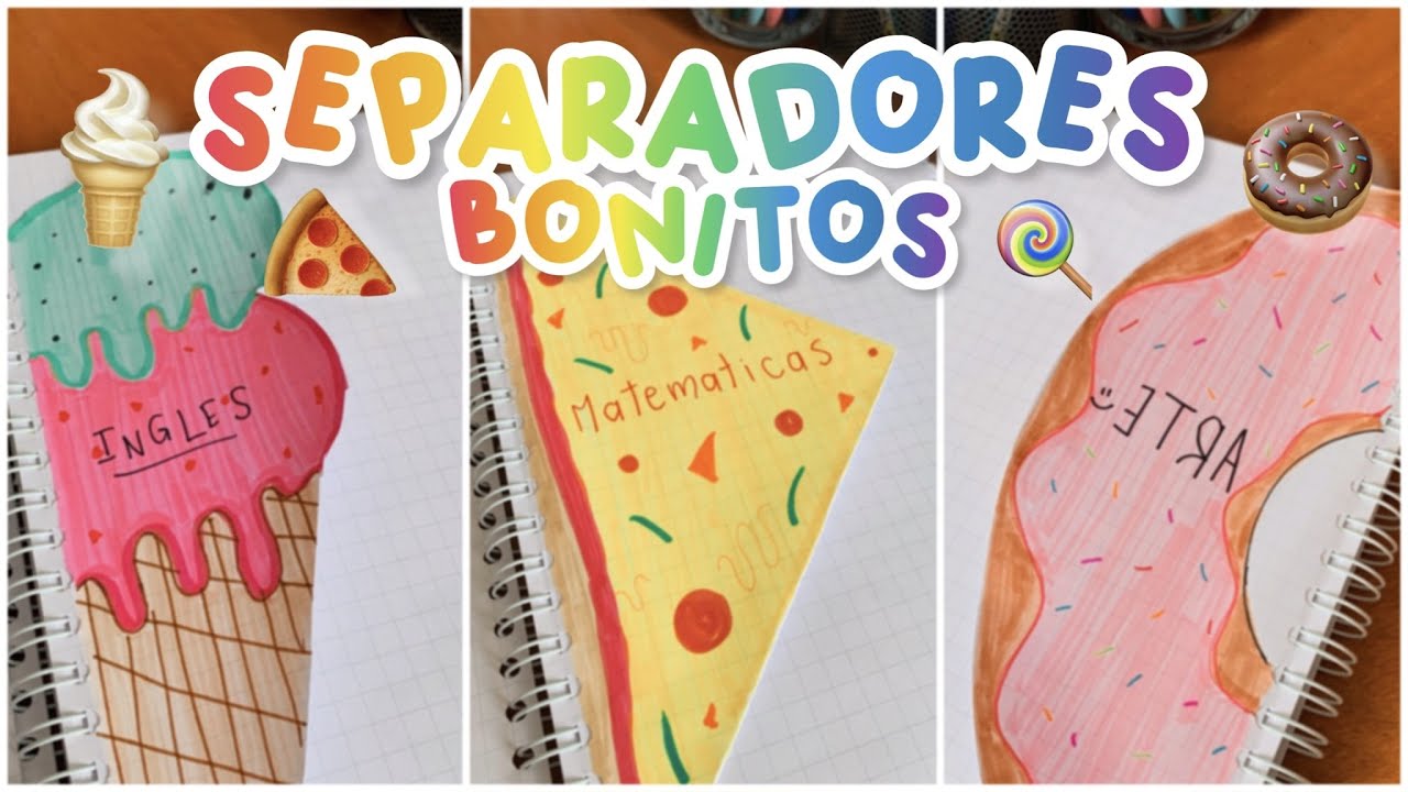 Ideas de separadores para la escuela🤩 Seras el popular✨ | Leo Study
