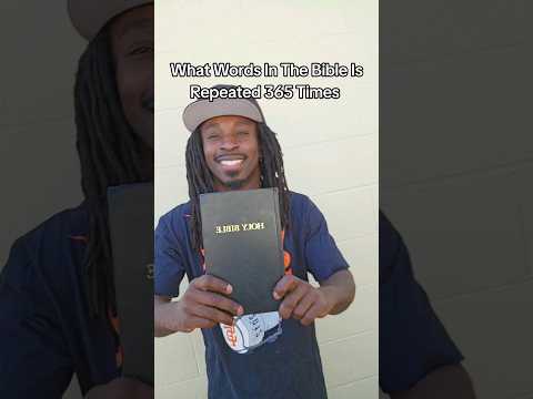 What Words In The Bible Is Repeated 365 Times #shorts