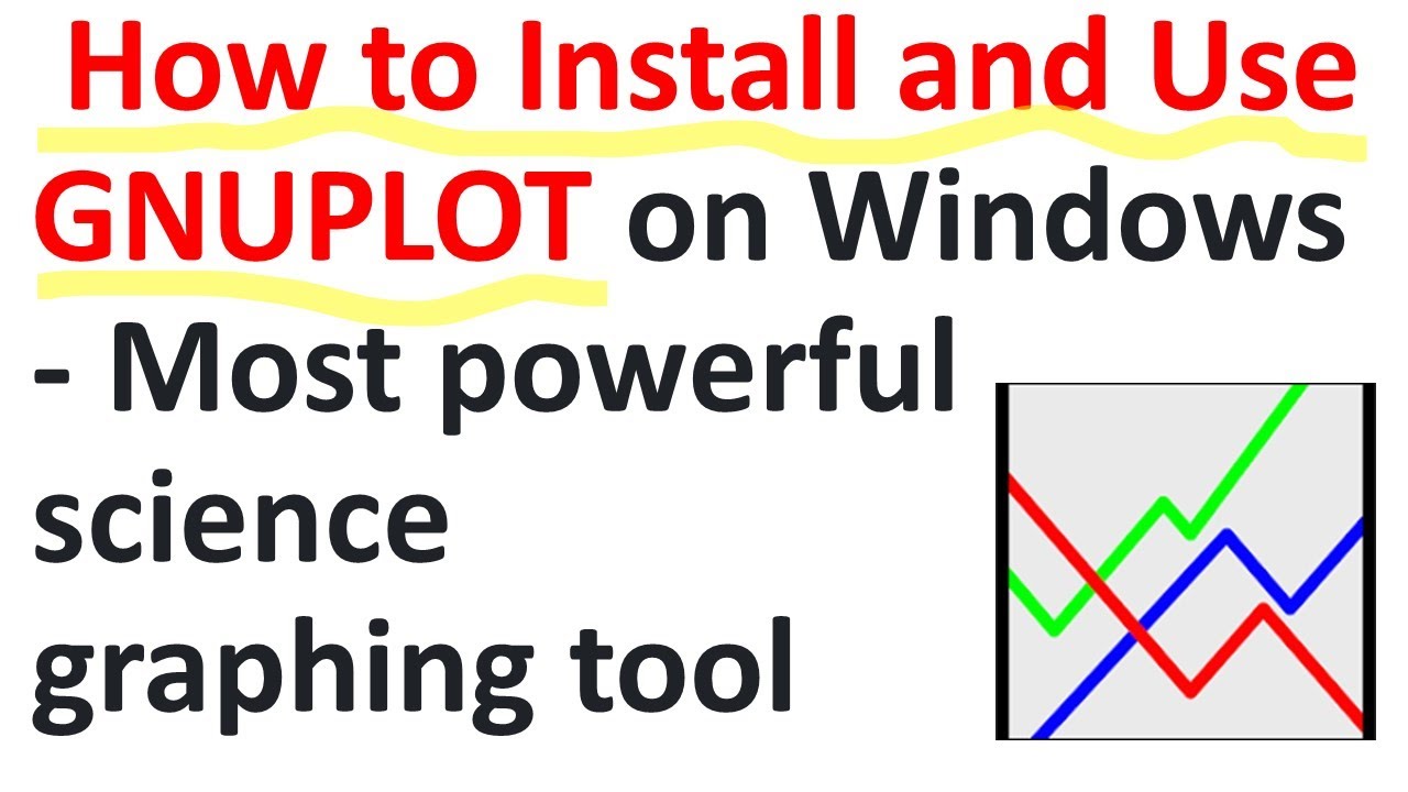 How to Install and Use GNUPLOT on Windows - Most Powerful Science Graphing Tool