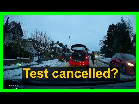 Driving test snow cancellations - how to see if your test is cancelled