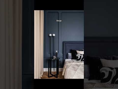 Colours that go well with a navy blue bedroom💙#bedroom #bedroomdesign #aestheticdecor #decorstyle