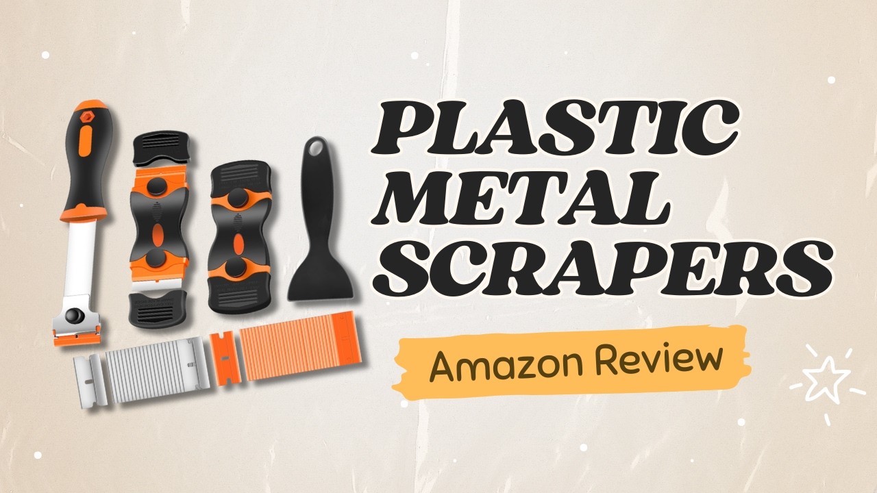 Assembly and Demo of Plastic and Metal Razor Blade Scraper Set