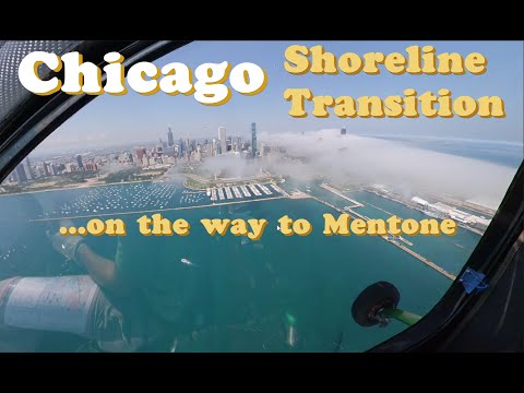 Chicago shoreline transition on the way to mentone for the 60th PRA Convention...