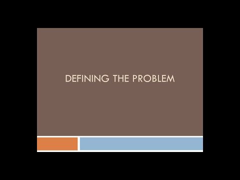 Problem definition