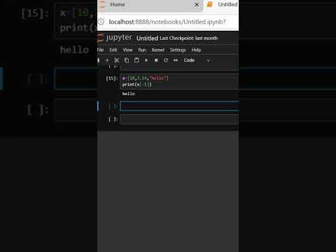 Accessing List Elements using Negative Indexing || PLAY WITH PY #1minutecode #codingshorts