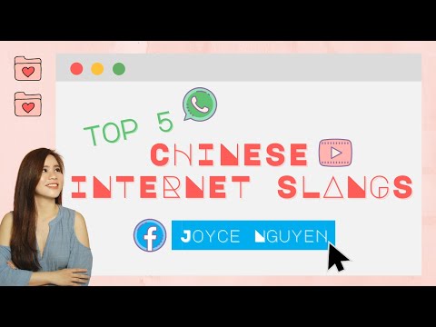 LEARN CHINESE WITH JOYCE | Top 5 Chinese Internet Slangs