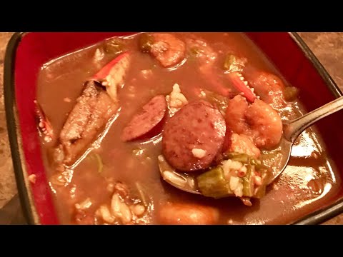 Seafood and Okra Gumbo by The Cajun Ninja