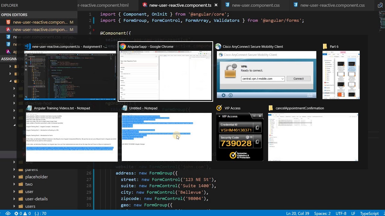 Angular Training Part 6 - Adding form validations in Reactive Forms