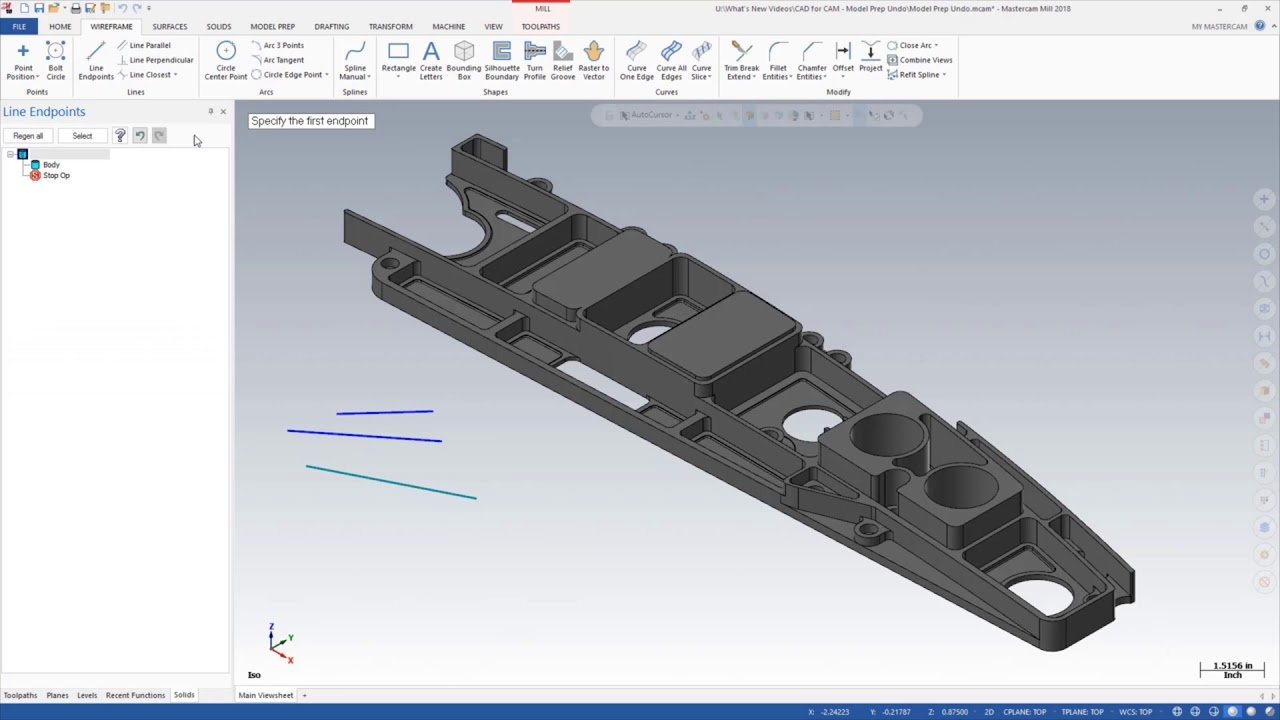 Novedades Mastercam model prep