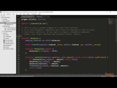 Learn Ethereum Projects Creating an ERC20 Token |packtpub com - Mind Luster