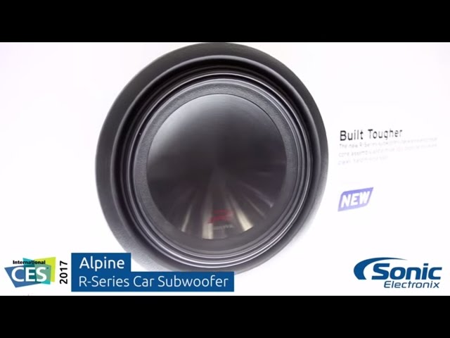Alpine R-W10D2 R-Series 10 Dual 2 Ohm 2250W Car Subwoofer