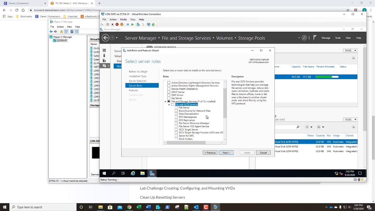 70-740 Lab 4 Implementing Server Storage