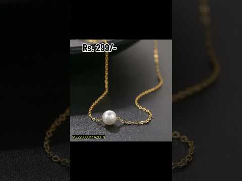 PEARL CHAINBase Metal: AlloyPlating: GoldenStones: Pearl #kidszone #kidszonebyummemushaf