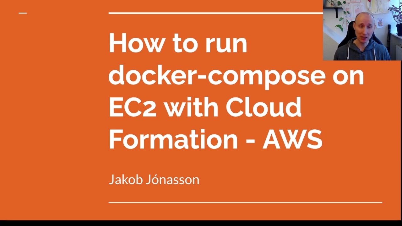 How to run docker-compose on EC2 AWS with Cloud Formation - AWS