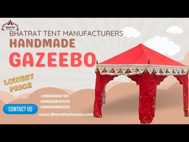 Gazebo Tent - Burj Tent exporter Manufacturer from Jaipur