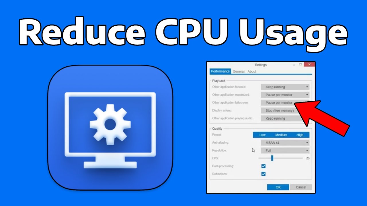 How to Reduce CPU Usage in Wallpaper Engine