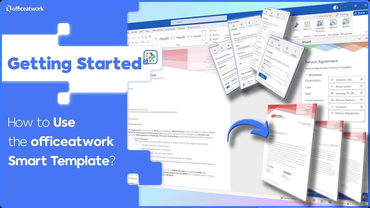 How to Create Consistent, On-Brand Documents Using the Smart Template | officeatwork Smart Template
