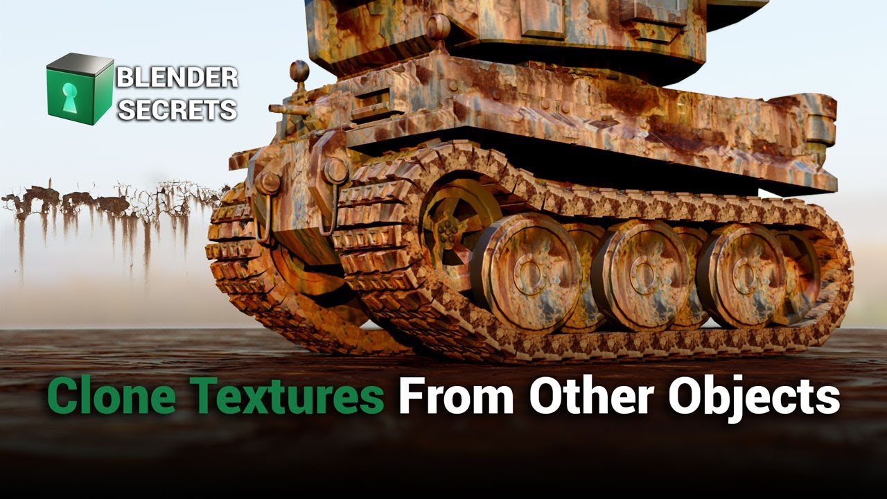 Blender Secrets - Clone Textures From Other Objects