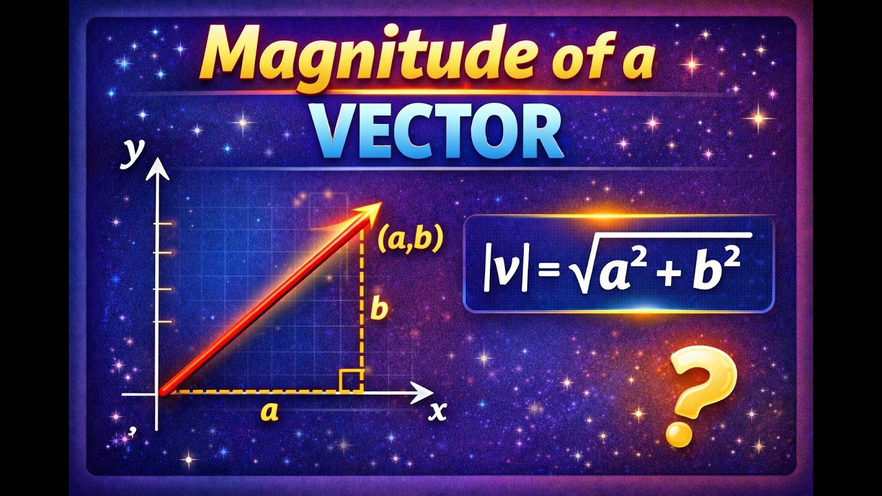 How Long Is Your Vector? 📏 Vector Magnitude Explained!