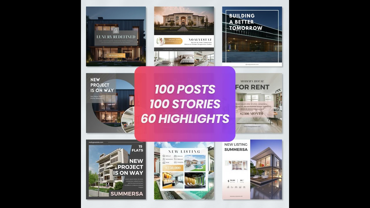 Real Estate Templates | Instagram | Realtor | Stories | Luxury | Real Estate | Templates | Canva