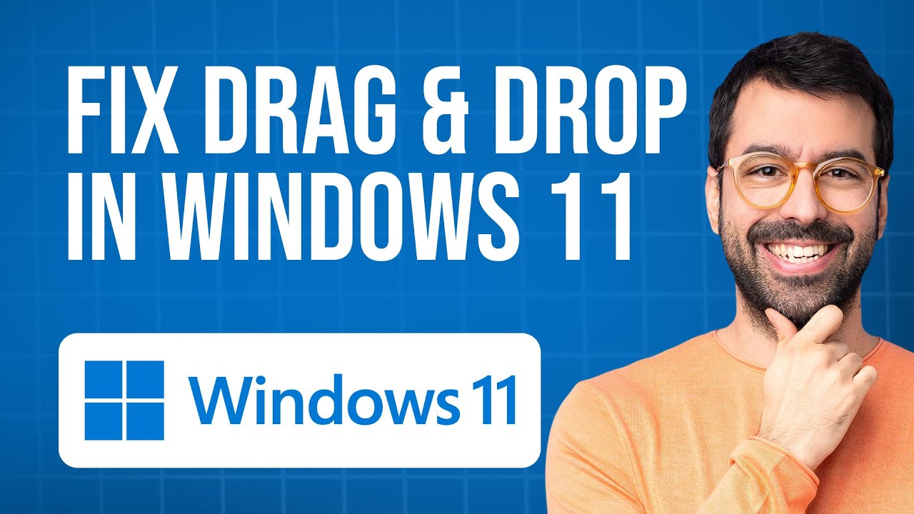 Drag and Drop Not Working in Windows 11 | Complete Fix Guide 2025 (Easiest Method!)