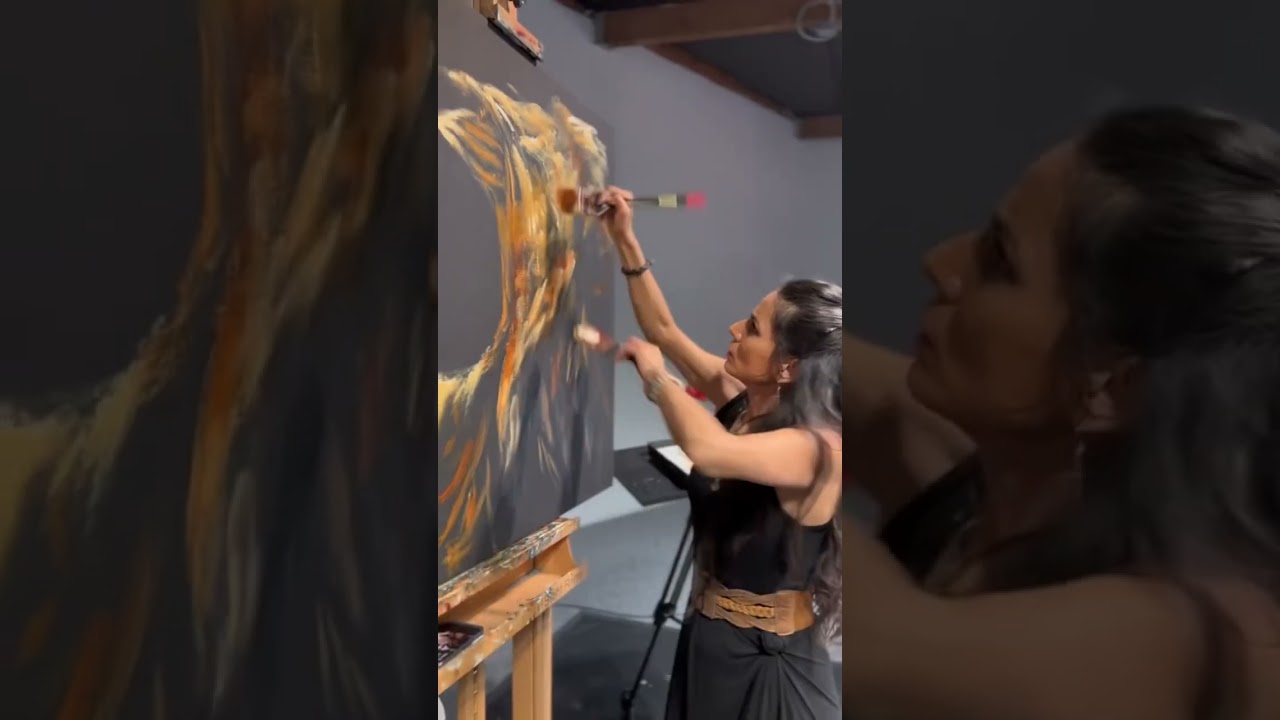 Speed painting one of my originals -“Return of A Nation”🇺🇸✨ #christianart #art #worship #jesusart