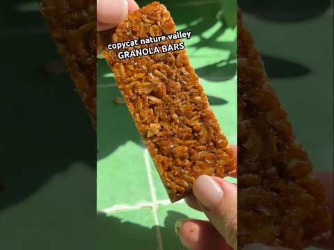 I re-engineered Nature Valley Granola Bars ✨