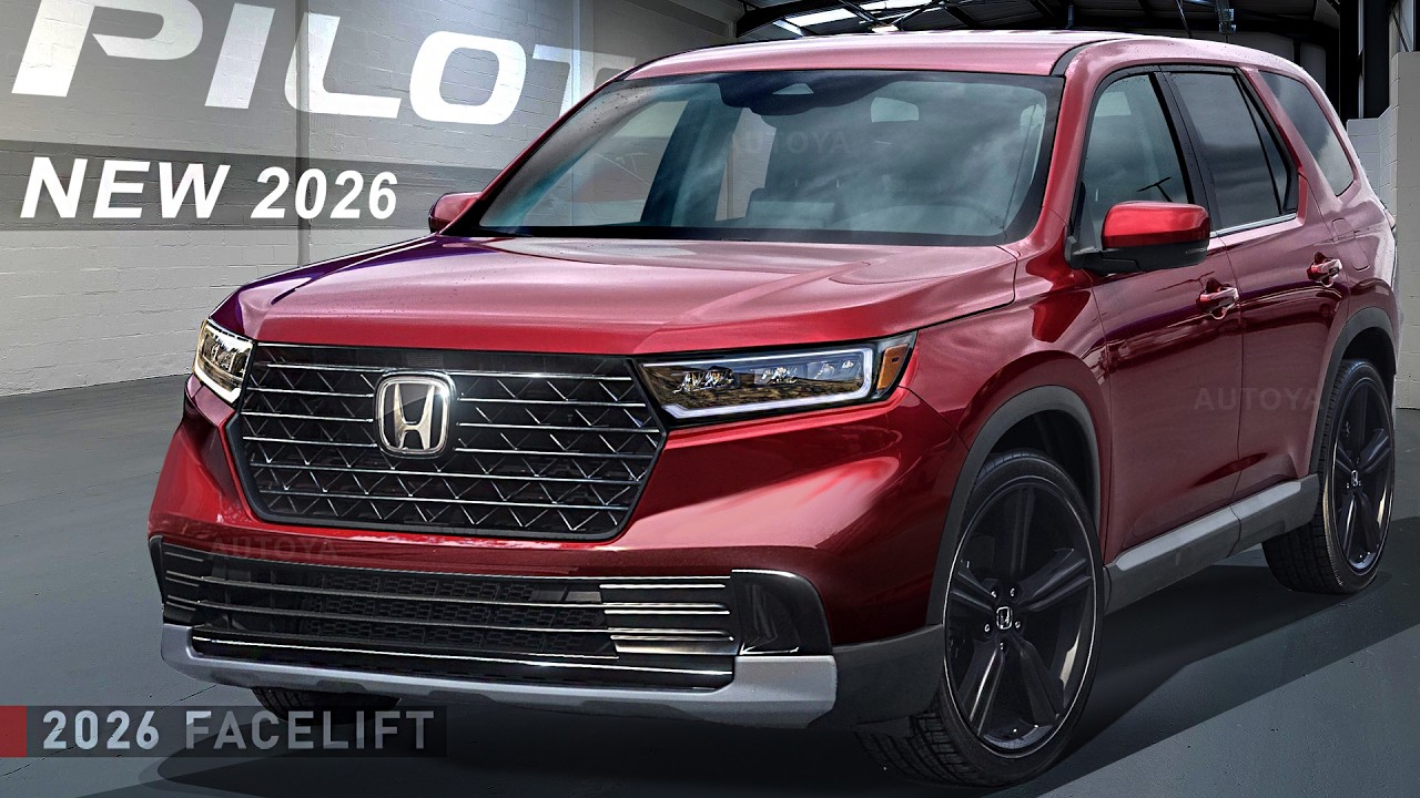 2026 Honda Pilot Gets Refreshed Outside and Inside With New Colors ...