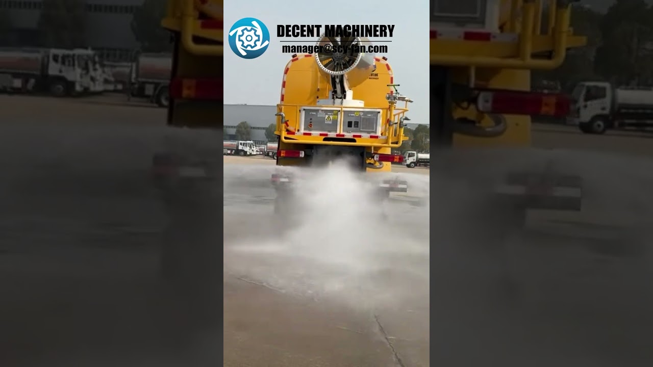 How can mist cannons enhance safety in mining operations through dust control? #dustsuppression