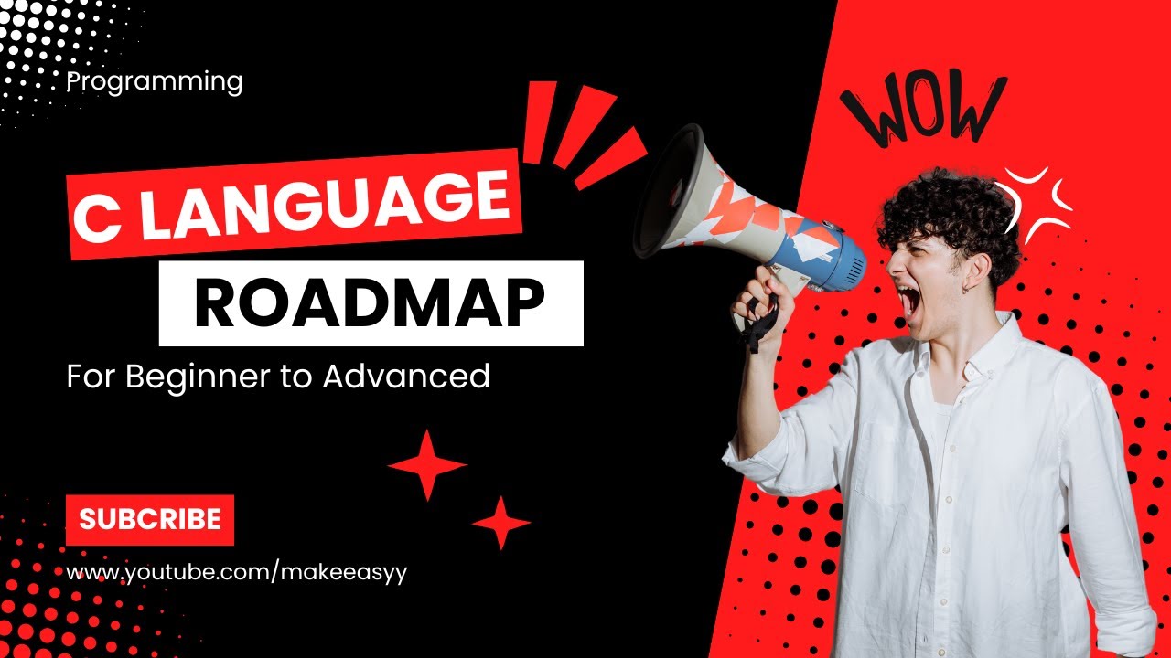 Master Programming Concepts| RoadMap for C Language | #makeeasy