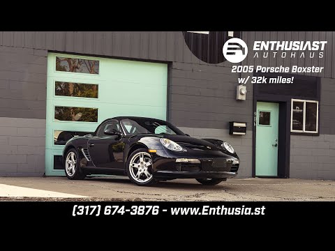 2005 Porsche Boxster Manual with 32k Miles For Sale