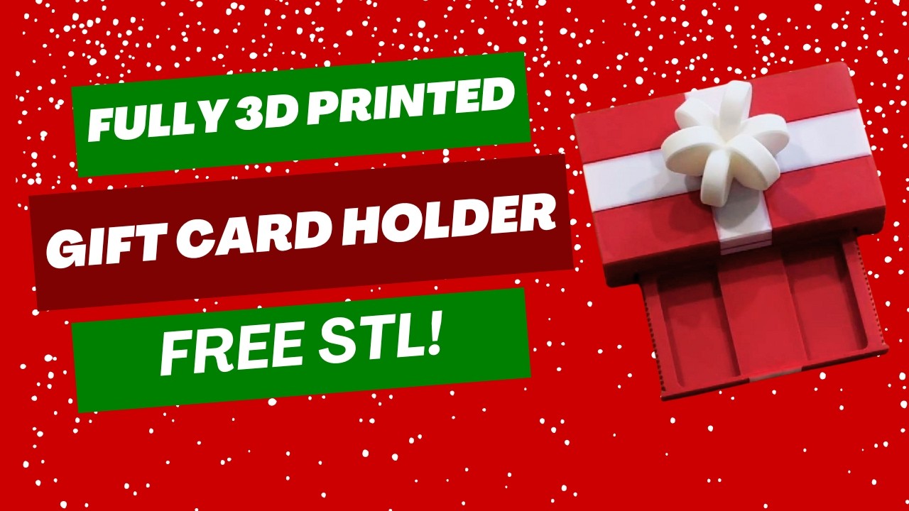 3D Printed Gift Card Box with Hidden Drawer Mechanism - Free STL Files