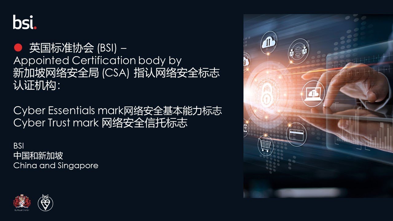 BSI CSA  Cyber Mark Webinar - Mandarin session