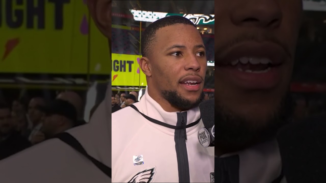 The dream is to win the Super Bowl 🏆 #saquonbarkley #NFL #SuperBowlLIX