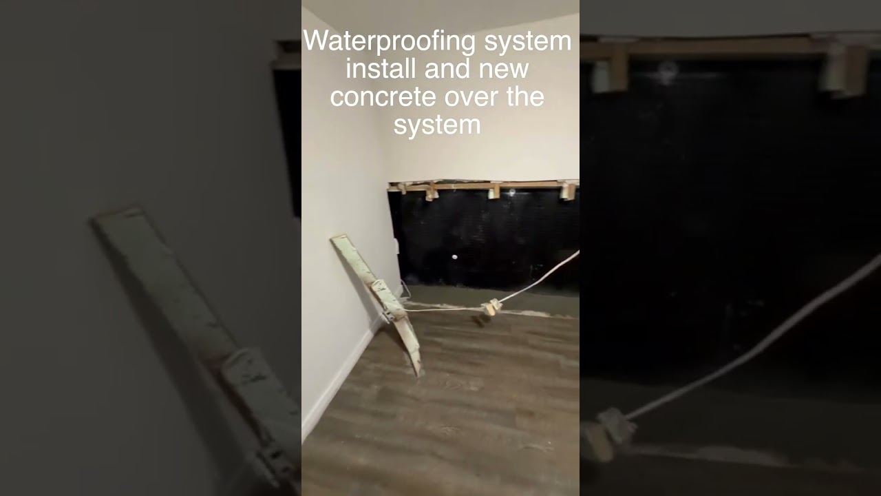 Complete Interior Waterproofing (Start to Finish)
