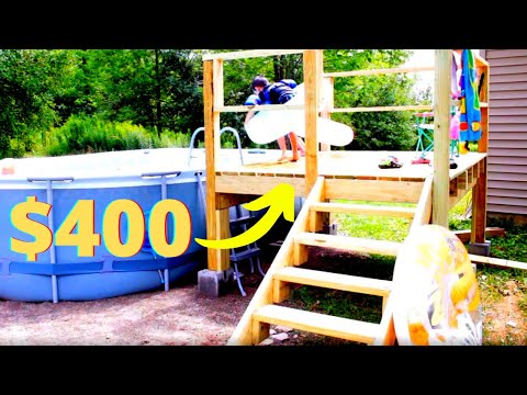 Quick Pool Deck for Small Pool