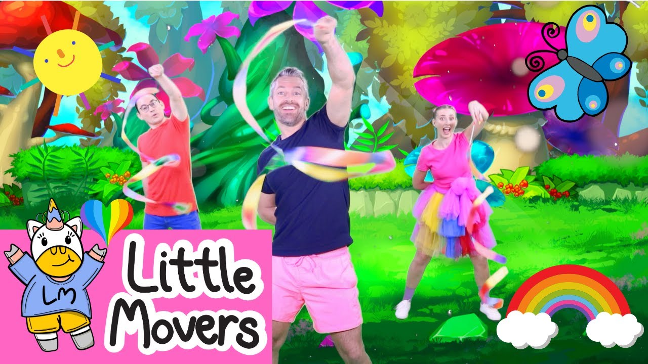 Rainbow Ribbon Dance Challenge for Kids! How to dance with ribbons