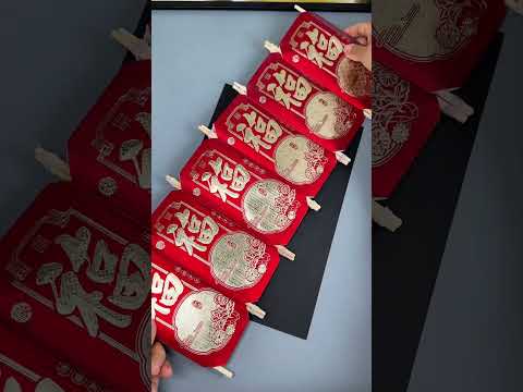 Don't throw away the red envelopes used during the Chinese New Year. Make a beautiful Lantern Fe