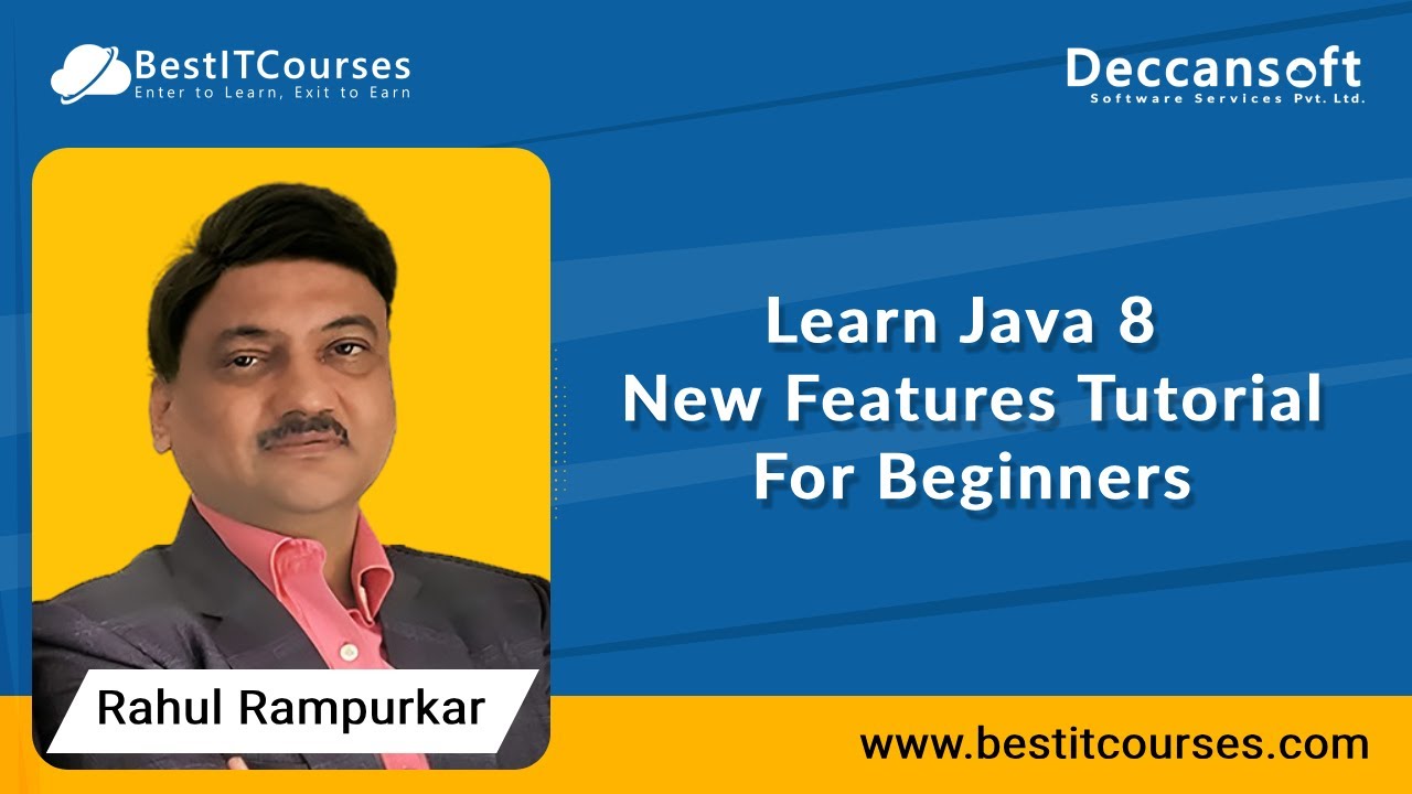 Java 8 Training | Learn Java 8 New Features | Java 8 Tutorial For Beginners