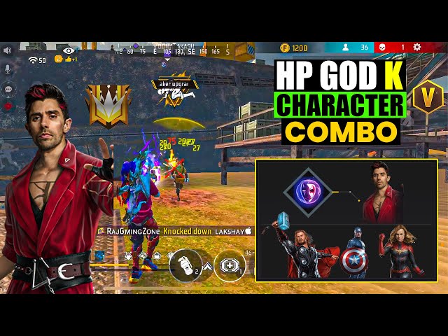 5 Best Free Fire character combination