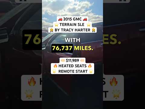 Tracy Harter presents a Used 2015 GMC Terrain SLE with 76,737 miles, priced at $11,989